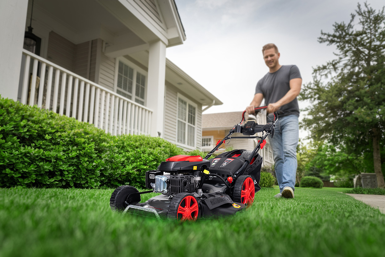 Kosiarka spalinowa z rozrusznikiem LGALM-4053EL (53cm, 70L) Lehmann | Kosiarki \ Kosiarki ...
